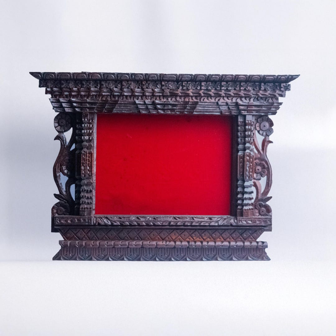 Handcrafted Wooden Photo Frame | Traditional Frame | Wall Hanging ...