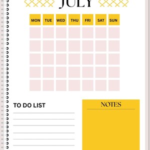 Digital Planner Yearly Planner to Do List Self Care Planner - Etsy