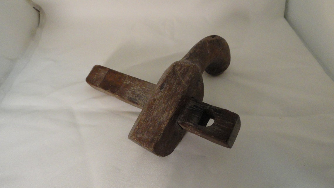 Rare Unusual Antique Primitive Pistol Grip Hand Crafted Wood Scribe - Etsy