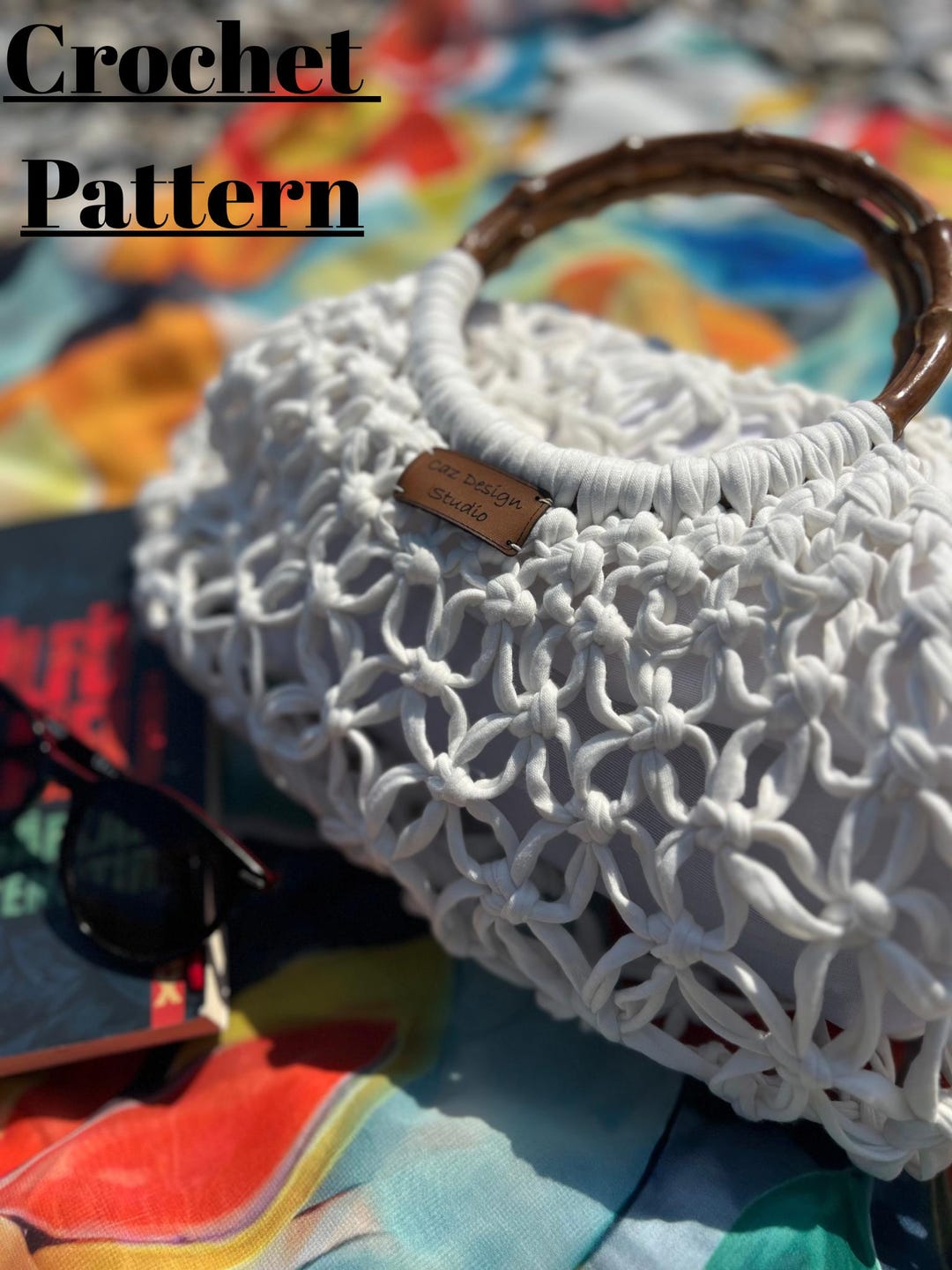 Boho Macrame Market Bag Pattern – Beginner DIY Tote (PDF + Video ...