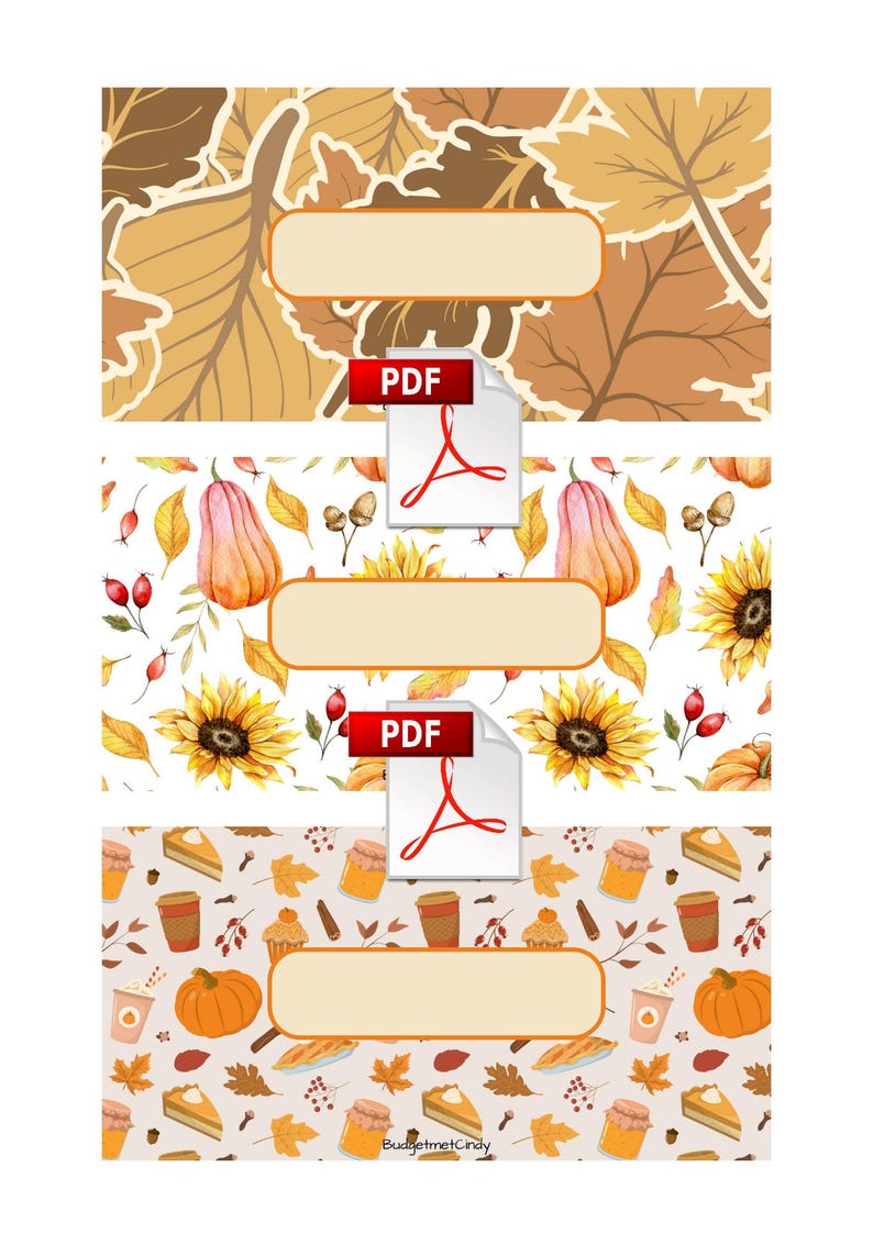 Digital Download Dashboards Autumn - Etsy