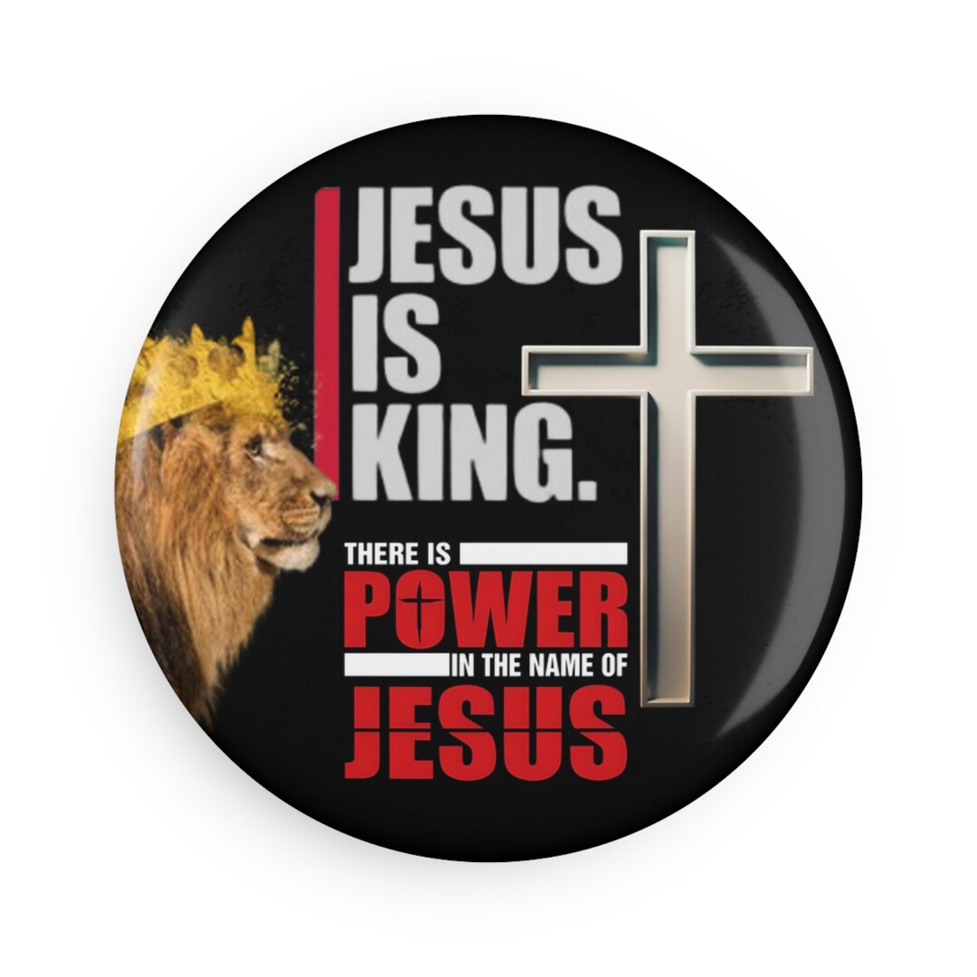 Inspirational Jesus Button Magnet, Faith Magnet, Christian Decor ...
