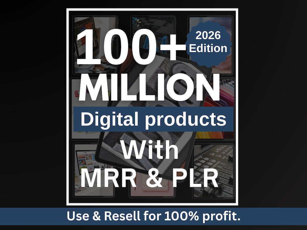 100 Million+ Ultimate PLR MRR Bundle Ideal for Passive Income | Plr Mrr ...