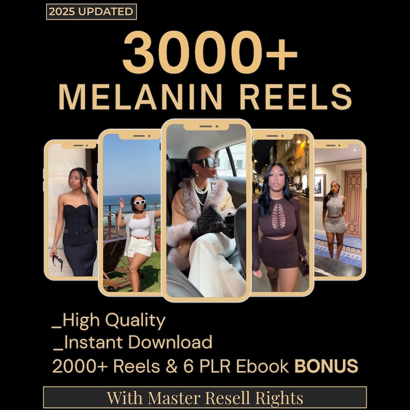 Faceless Black Women Reel - Etsy