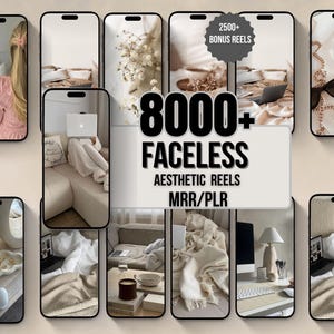 8000+ Faceless Reels | Viral Aesthetic Videos | Digital Marketing ...