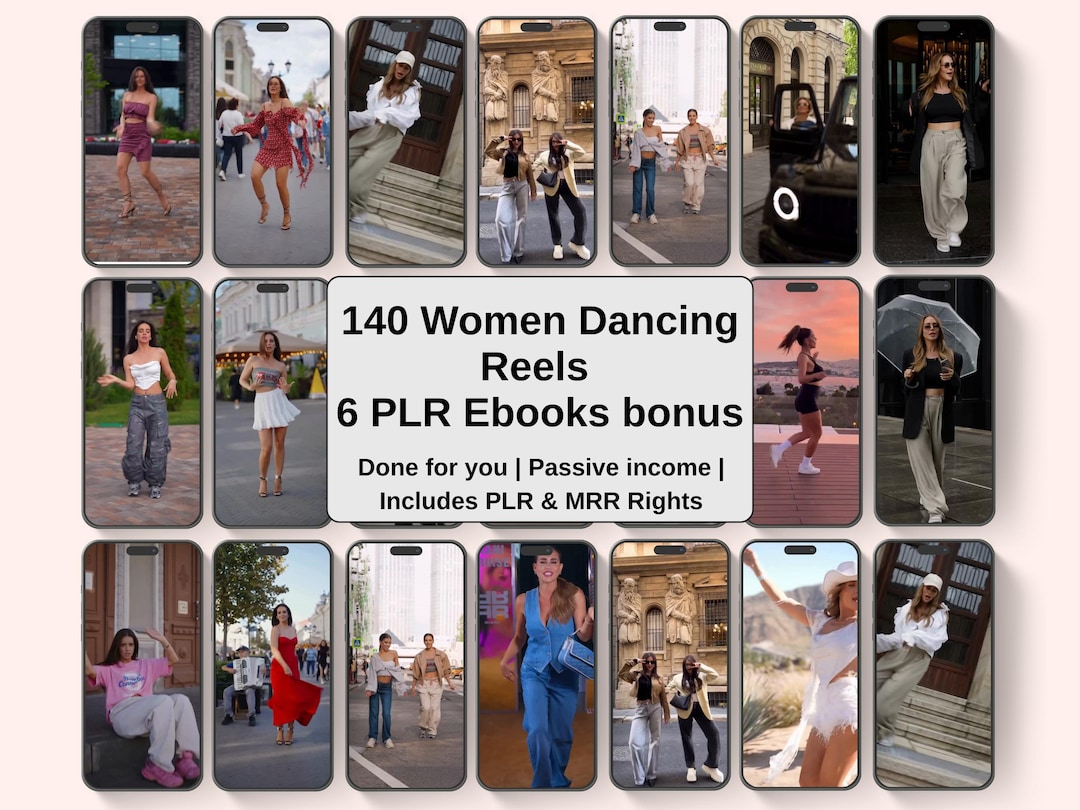 140 Women Dancing Reels Bundle | Aesthetic Dance Videos | Viral ...