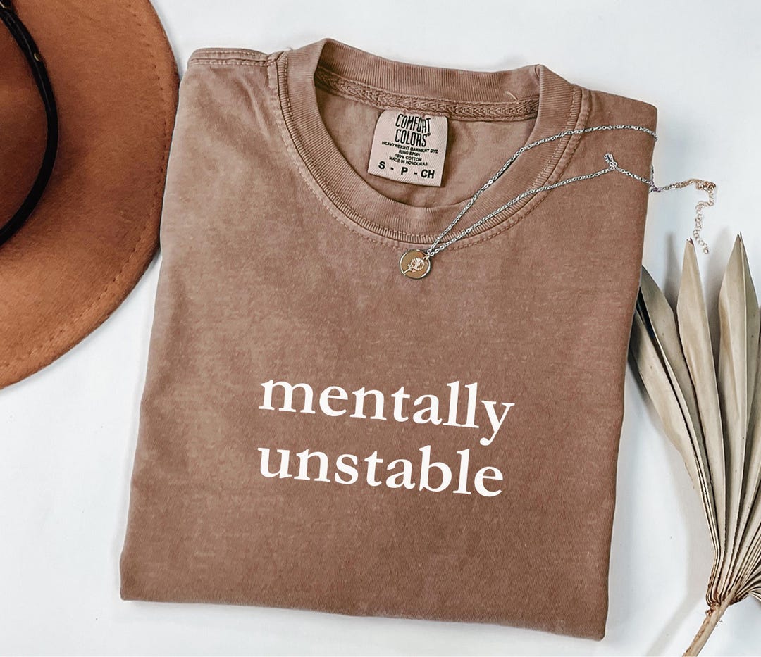 Vintage Mentally Unstable Introvert Shirt, Comfort Colors Tee - Etsy UK