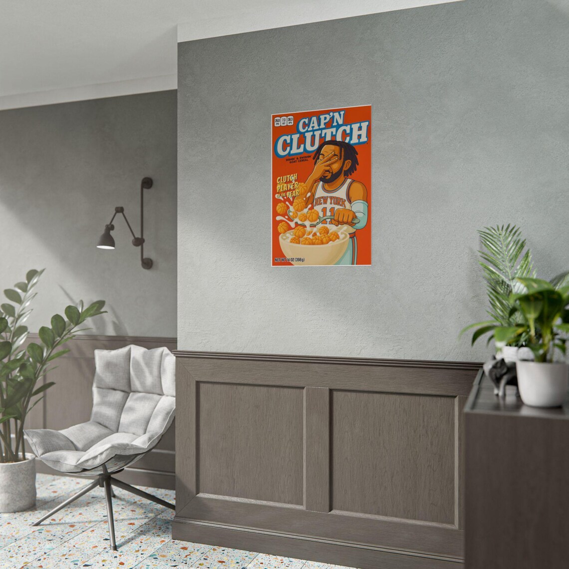 Captain Clutch Jalen Brunson Knicks Poster - Etsy
