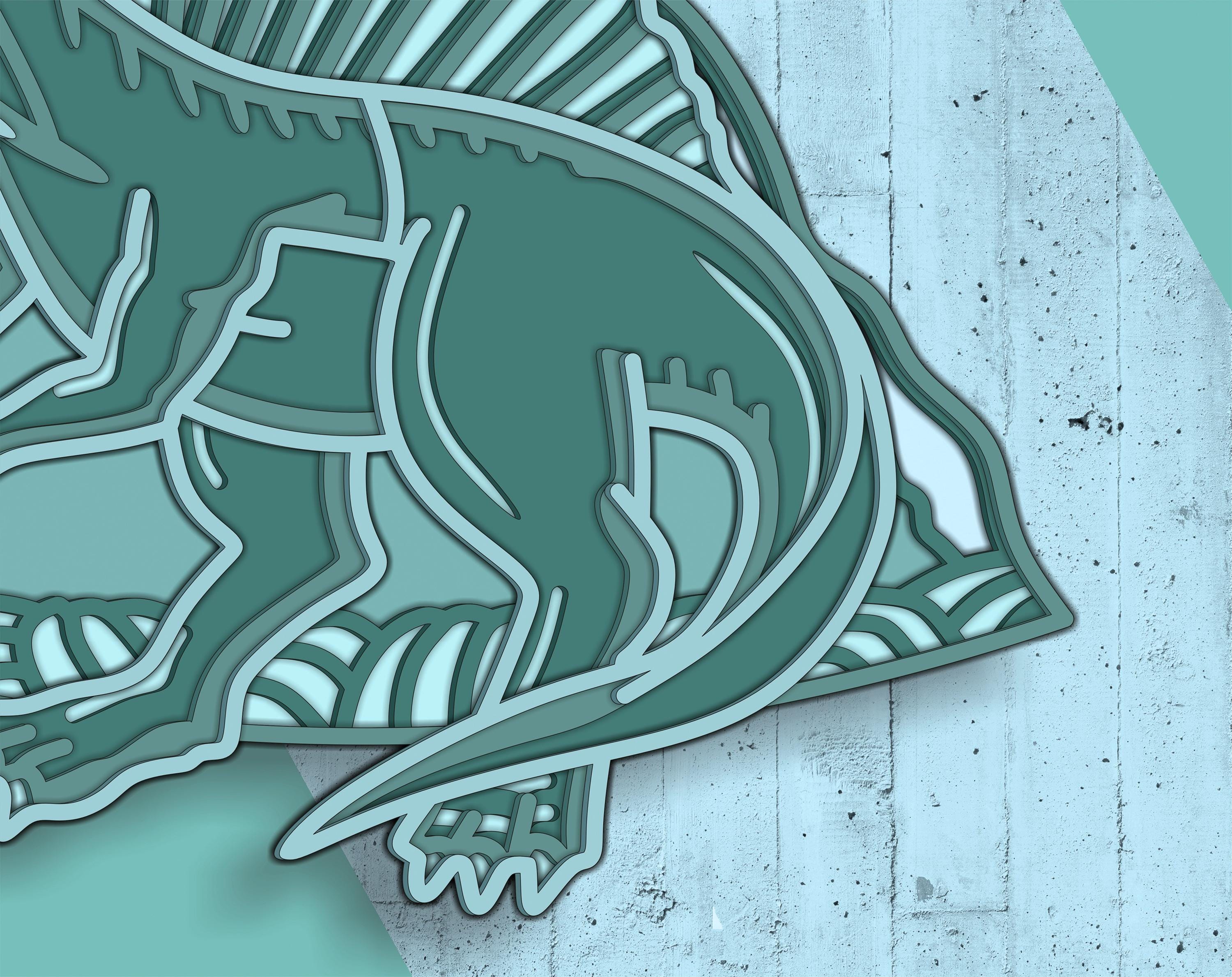 Dinosaur SVG, 3D Multilayer Design, Laser Ready Files, Paper Cutting ...