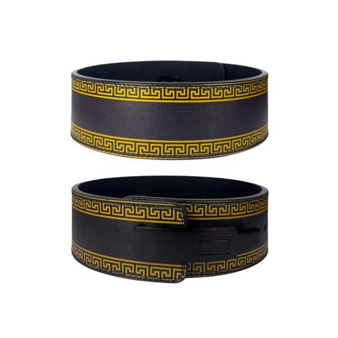 Handmade Greek Design Weightlifting Lever Belt, Gym Leather Belt ...