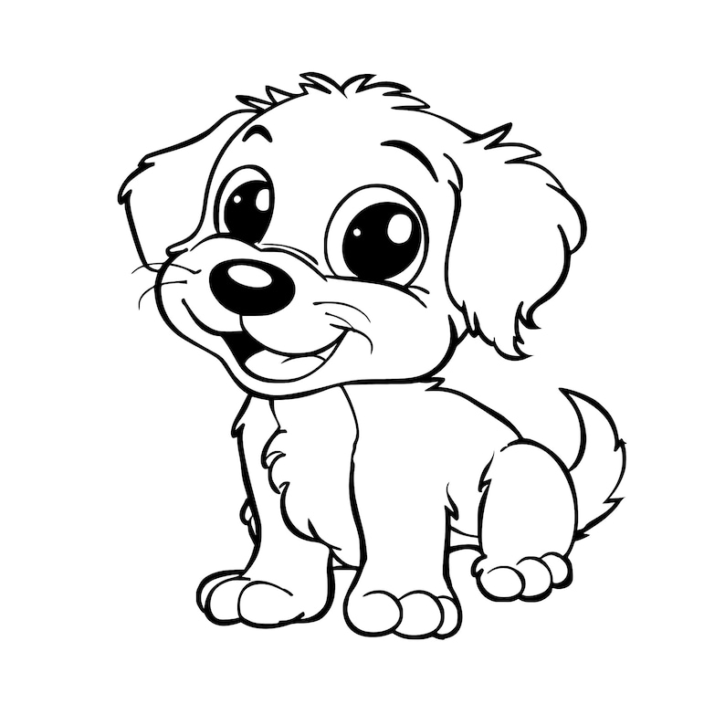 Cute Animals Coloring Pages for Kids – 43 Bold and Easy Designs – Jumbo ...