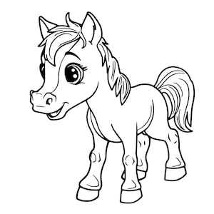 Cute Animals Coloring Pages for Kids – 43 Bold and Easy Designs – Jumbo ...