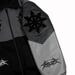Gothic Varsity Jacket: Vegan Leather Sleeves, Embroidered Tribal Motifs ...