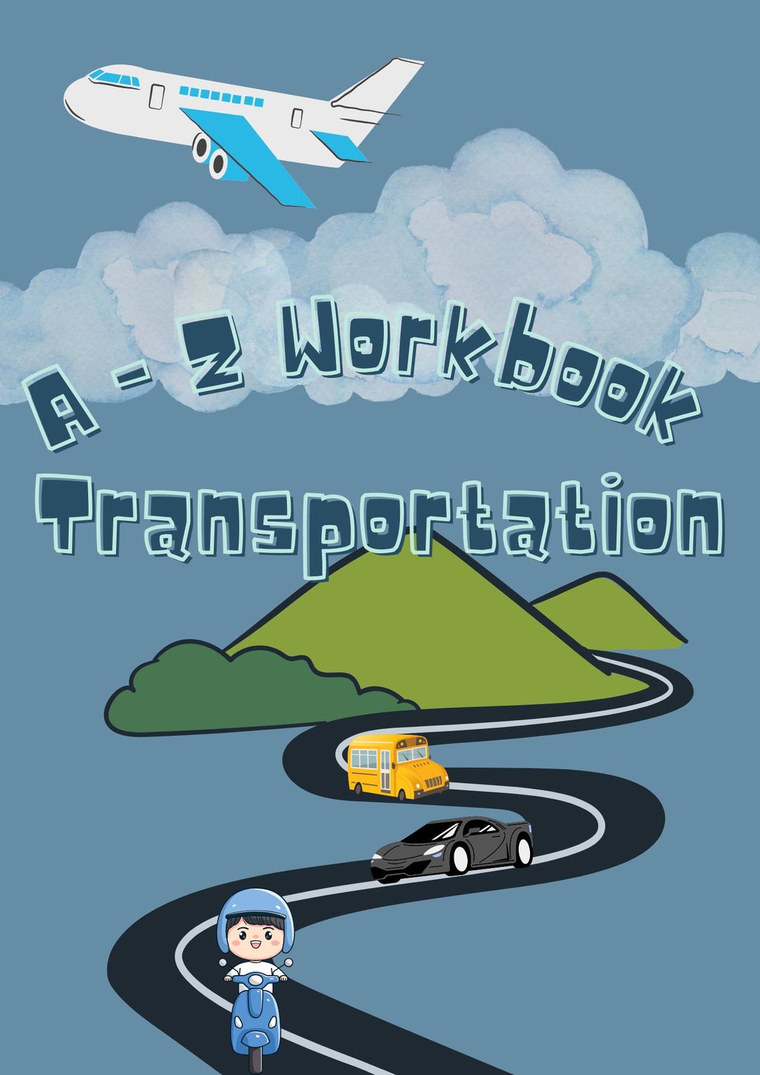 Transportation-themed ABC Workbook – Engaging Learning for Young ...