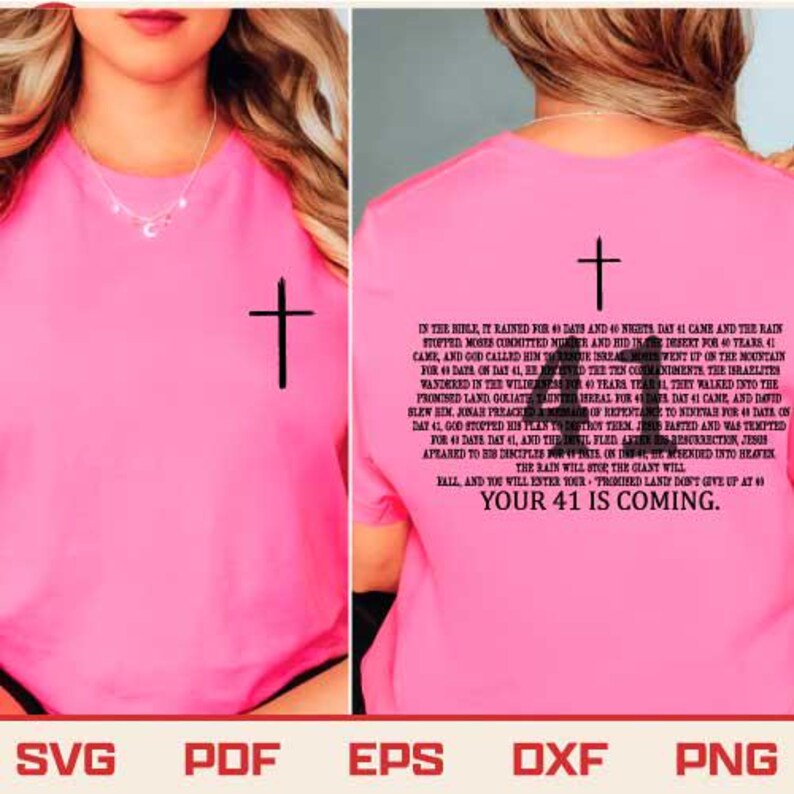 Your 41 is Coming Christian SVG, Bible Verse (digital Download) - Etsy