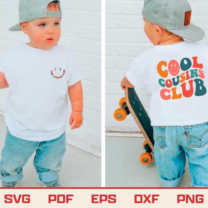 Cool Cousins Club Svg Png, Cousin Shirts for Family Reunion, Cousin ...
