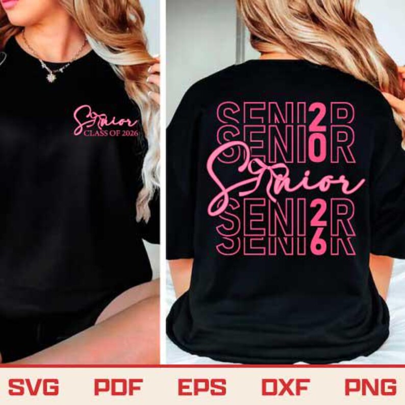 Senior 2026 Svg, Class of 2026 Svg, Senior Coquette Bow, Graduation ...