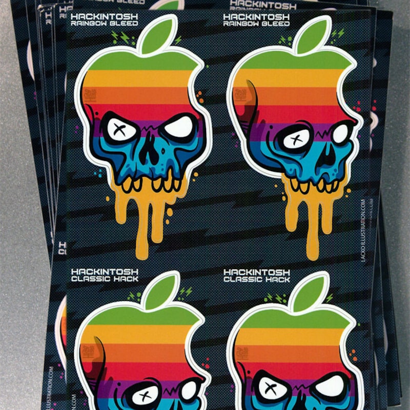Apple Logo Stickers - Etsy