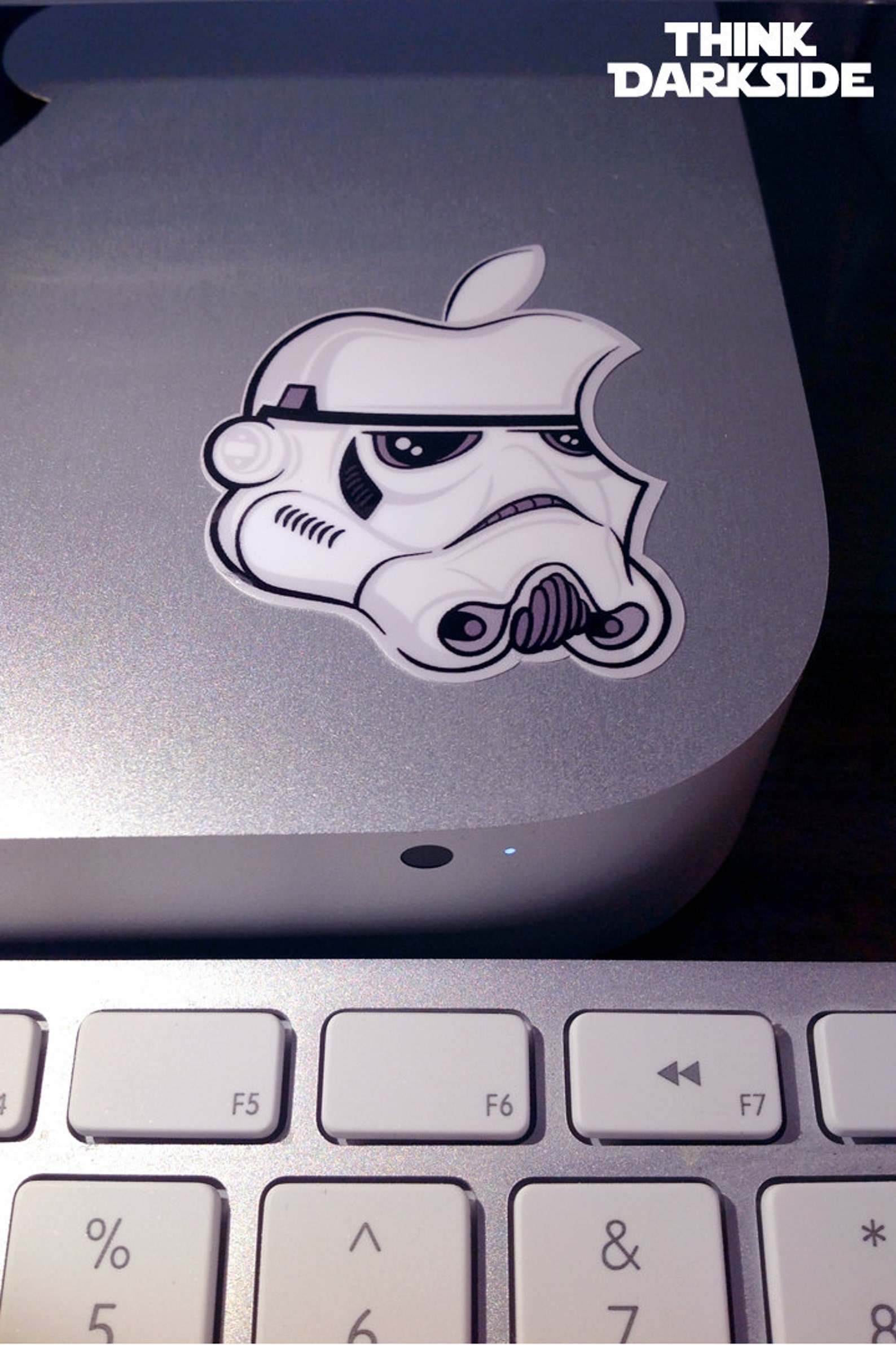 Think Dark Side - Star Wars / Mac Logo Mash-up MacBook iPhone Custom ...