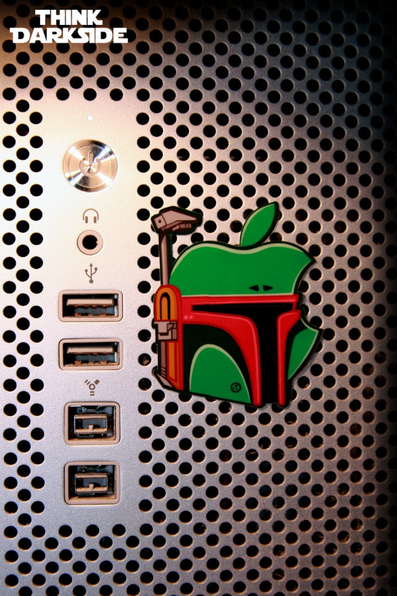 Think Dark Side - Star Wars / Mac Logo Mash-up MacBook iPhone Custom ...