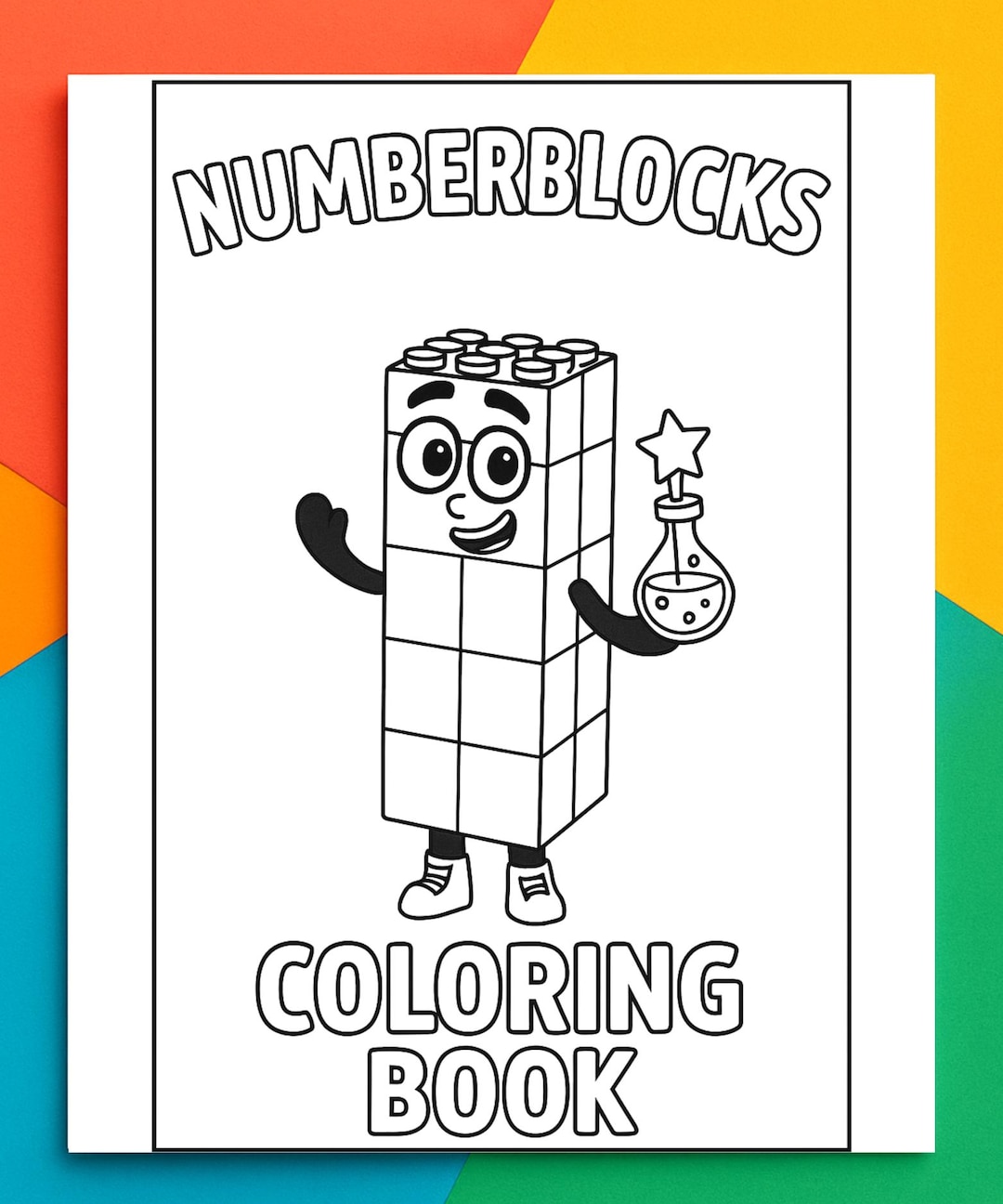 Numberblocks Coloring Book | Educational Printable PDF | Preschool Math ...