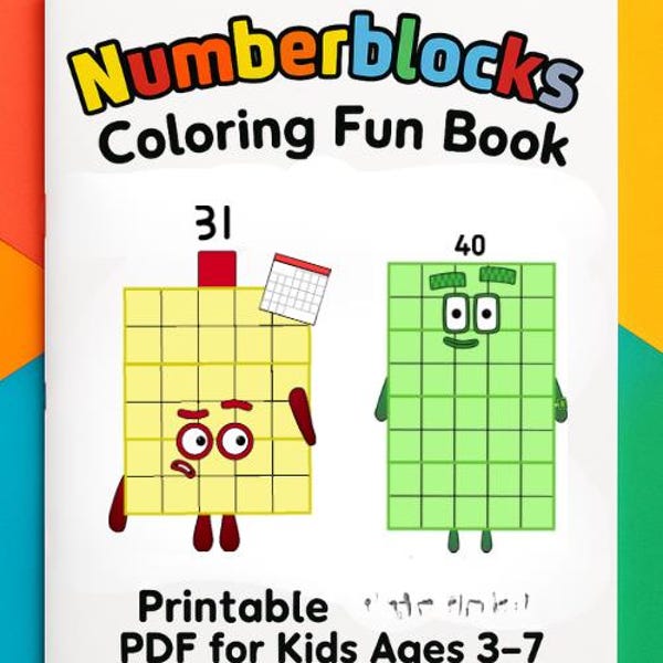 Number Blocks 31 40 - Etsy
