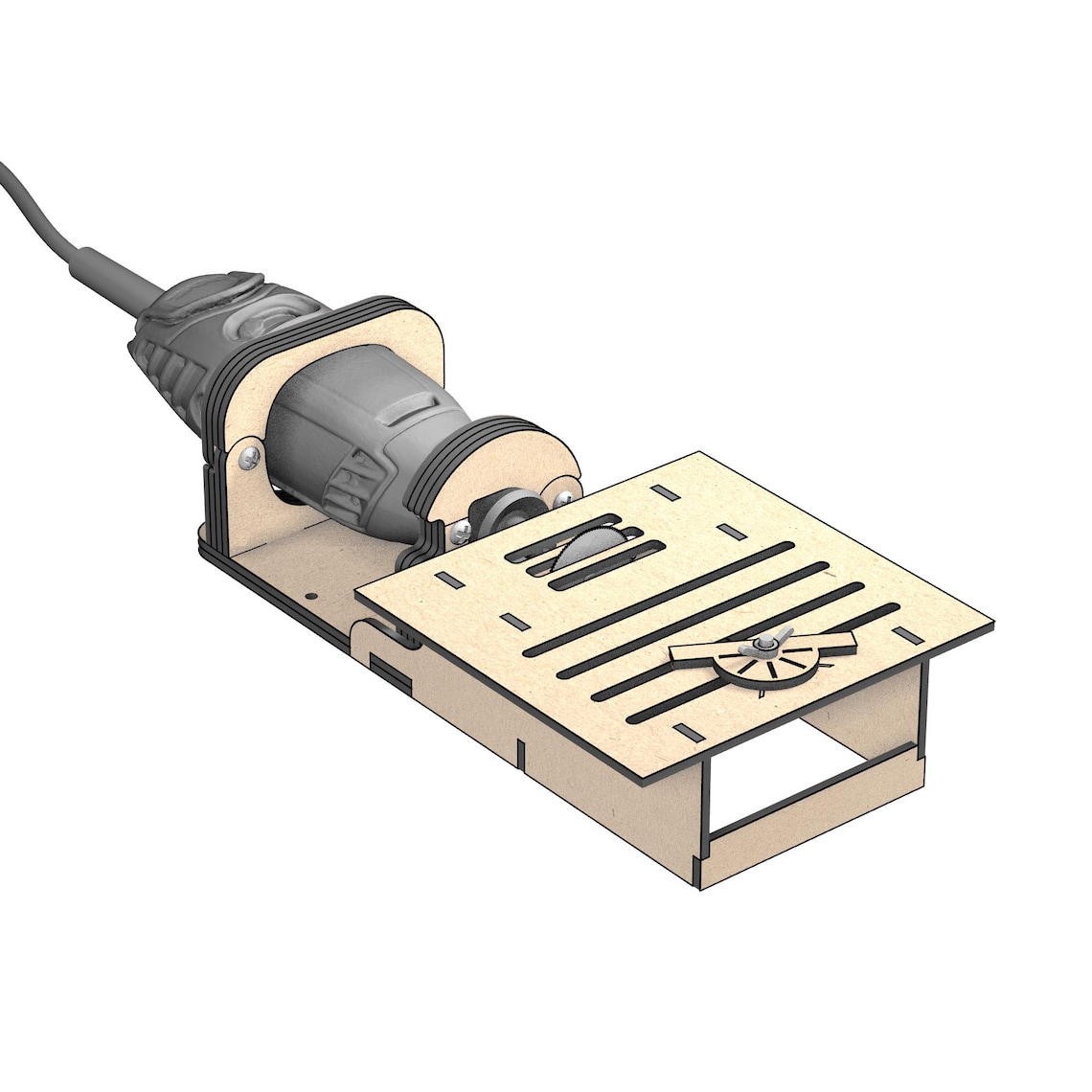 Dremel Saw Table Mount, Laser Cut File, Tool Organizer - Etsy