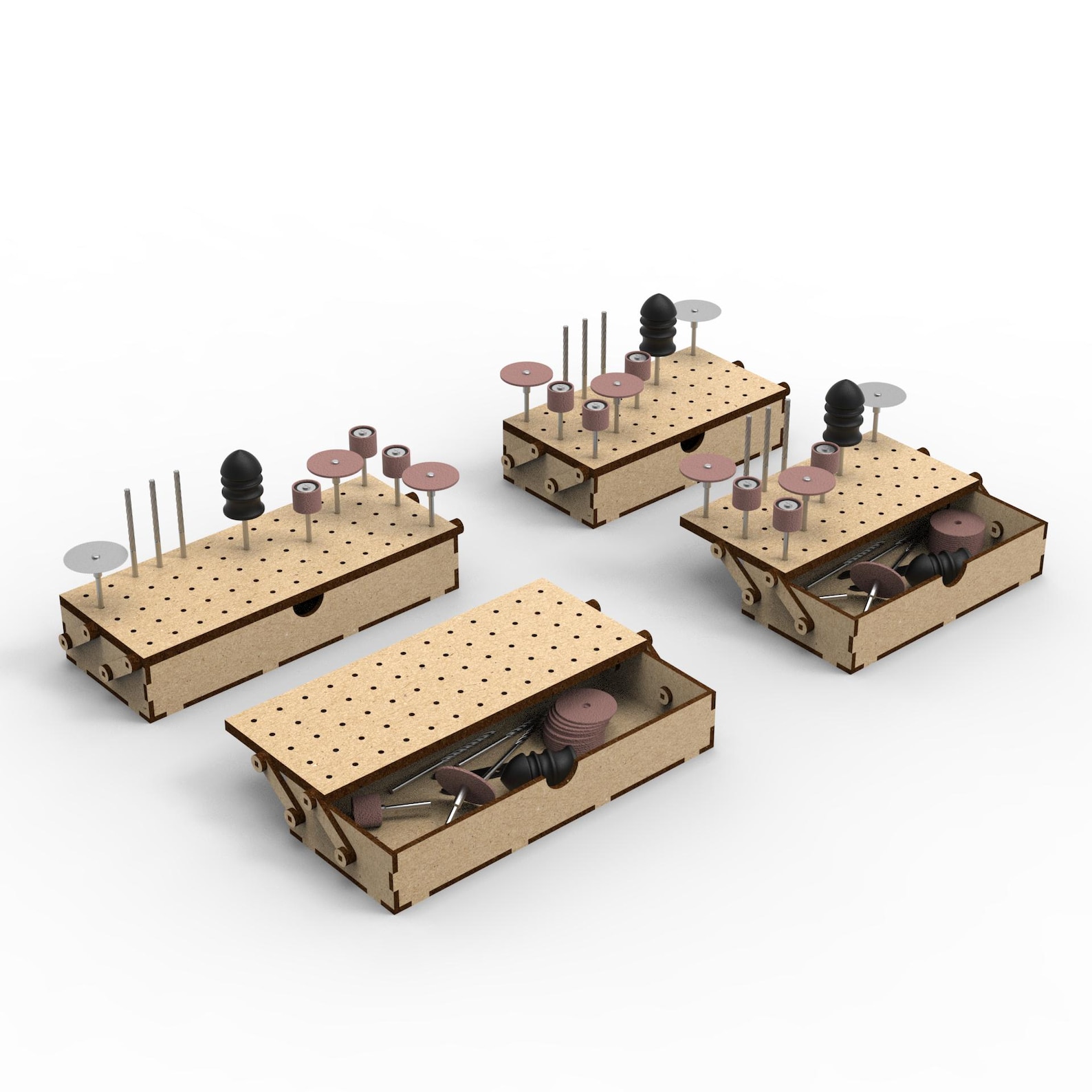 Dremel Bits Organizer, Laser Cut File, Tool Organizer - Etsy