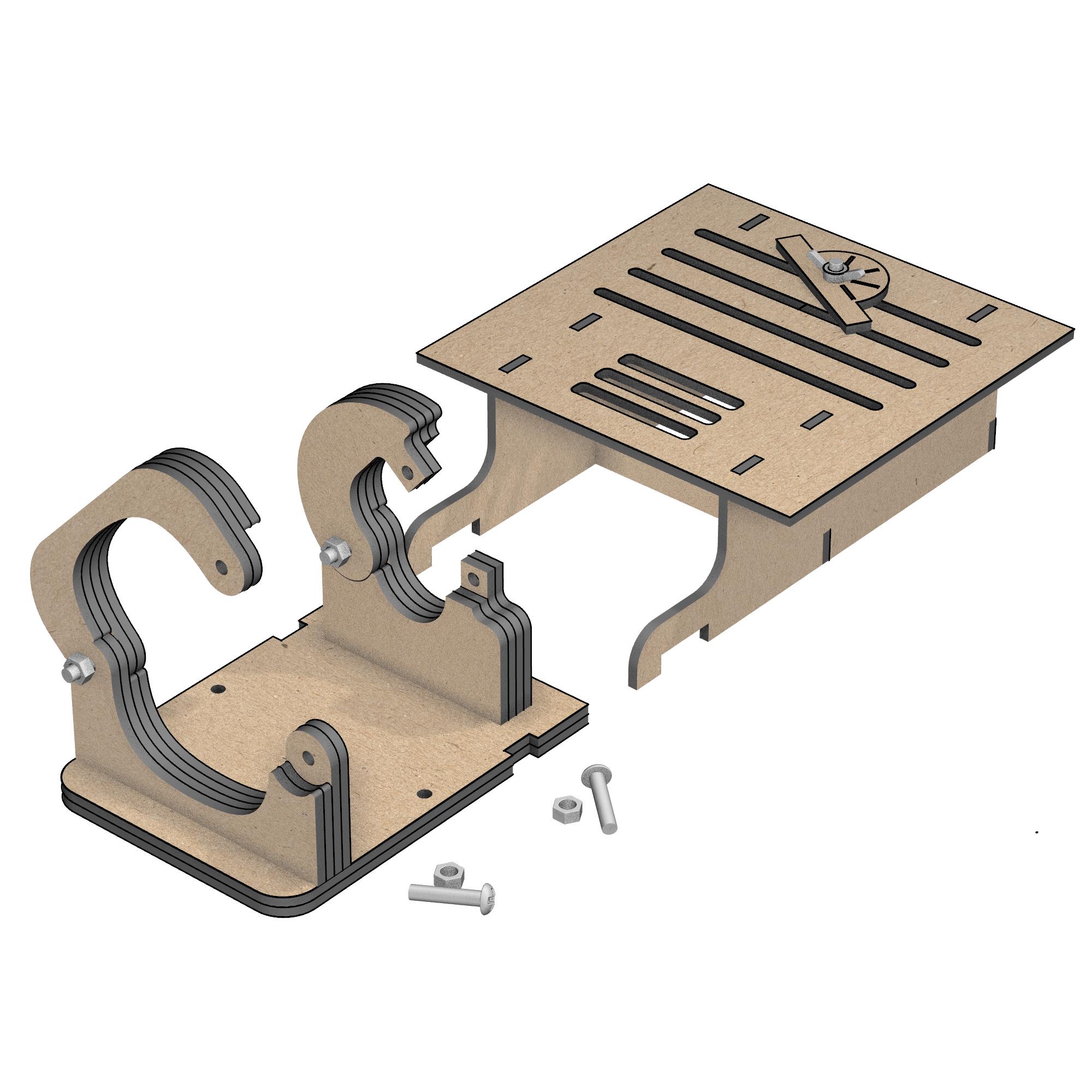 Dremel Saw Table Mount, Laser Cut File, Tool Organizer - Etsy