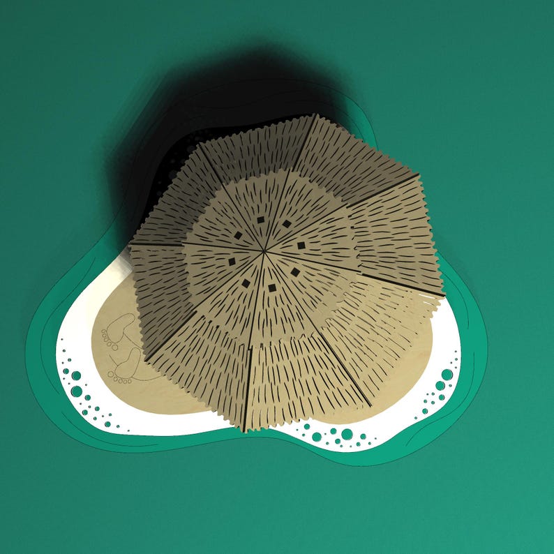 Beach Diorama Laser Cut File – Digital Download - Etsy