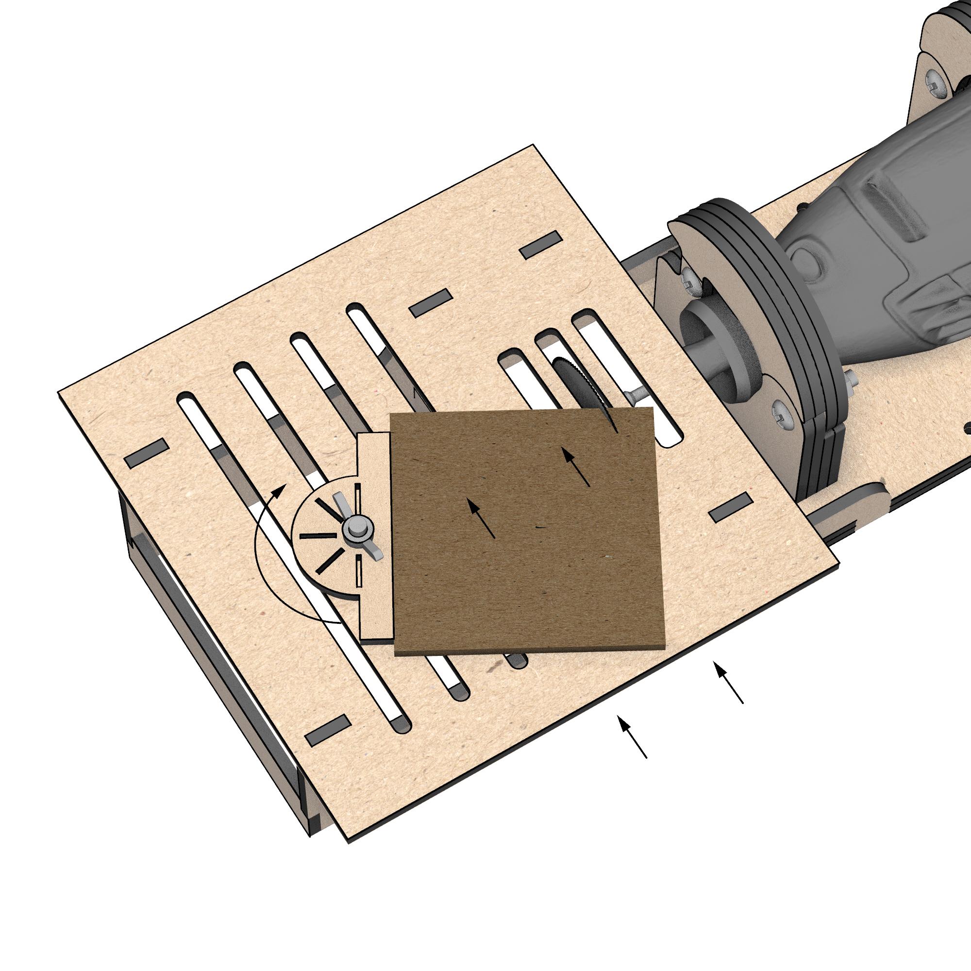 Dremel Saw Table Mount, Laser Cut File, Tool Organizer - Etsy