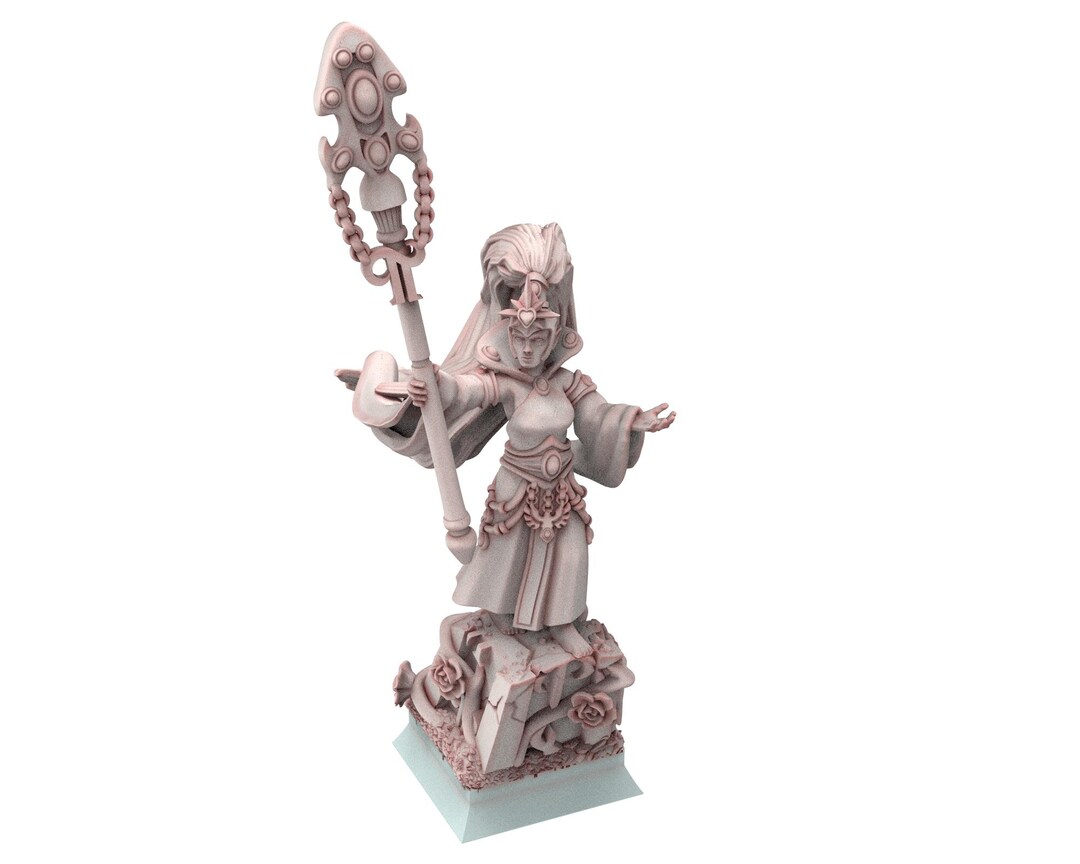 Hight Elves - Insular - Forest Queen - Landor Miniatures - Etsy