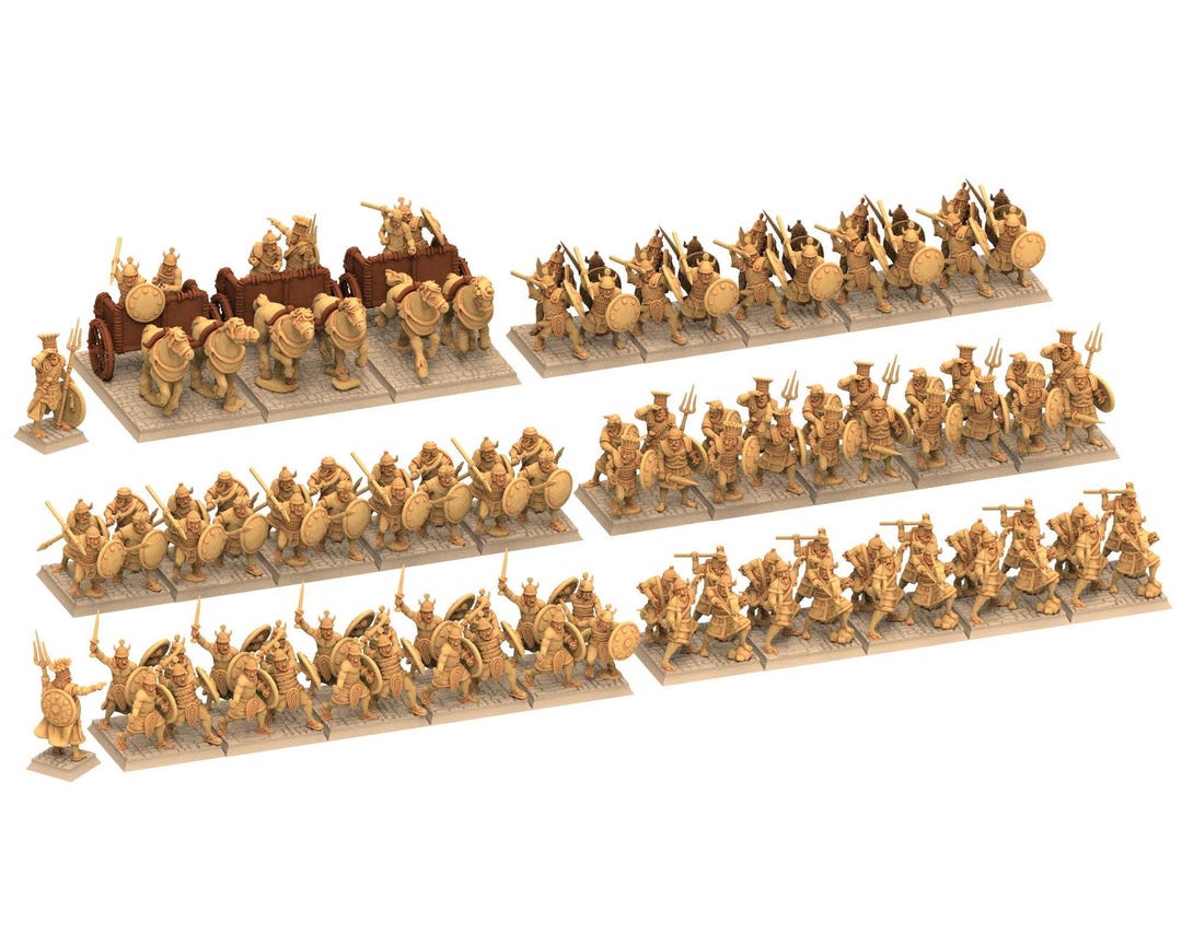 Biblical Times - Sea People - Army Starter Bundle - 28mm/15mm ...