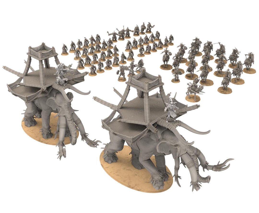 Harad - Invaders From Jungle Savanna, Far Southern Tribesmen Army ...