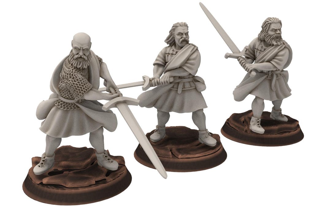 Gandor - Clansmen Highlander Warriors - Medbury Miniatures - Etsy