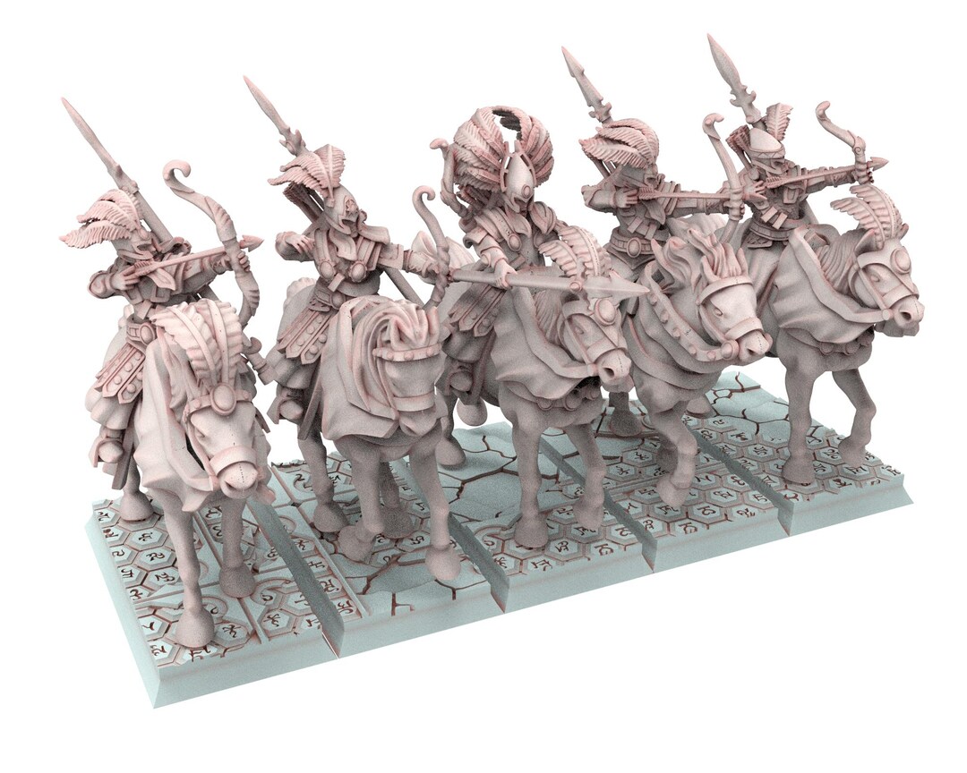 Hight Elves - Insular - Light Cavalry Riders Patroll Bows - Landor ...