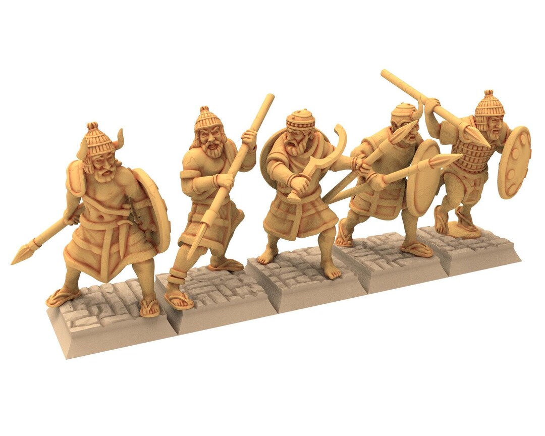 Biblical Times - Sea People - Spearmen - 28mm/15mm - Historical Wargame ...