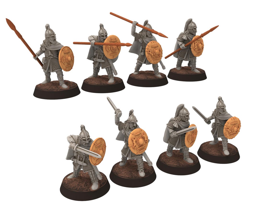 Rohan - Royal Bodyguards - Storrhold - Medbury Miniatures - Etsy