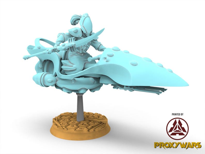 Space Elves - Oracle on Bike - Fantasy Cult miniature - Etsy Portugal