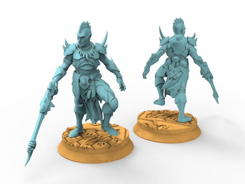 Space Elves - Primeval Troops - Fantasy Cult miniature - Etsy Portugal