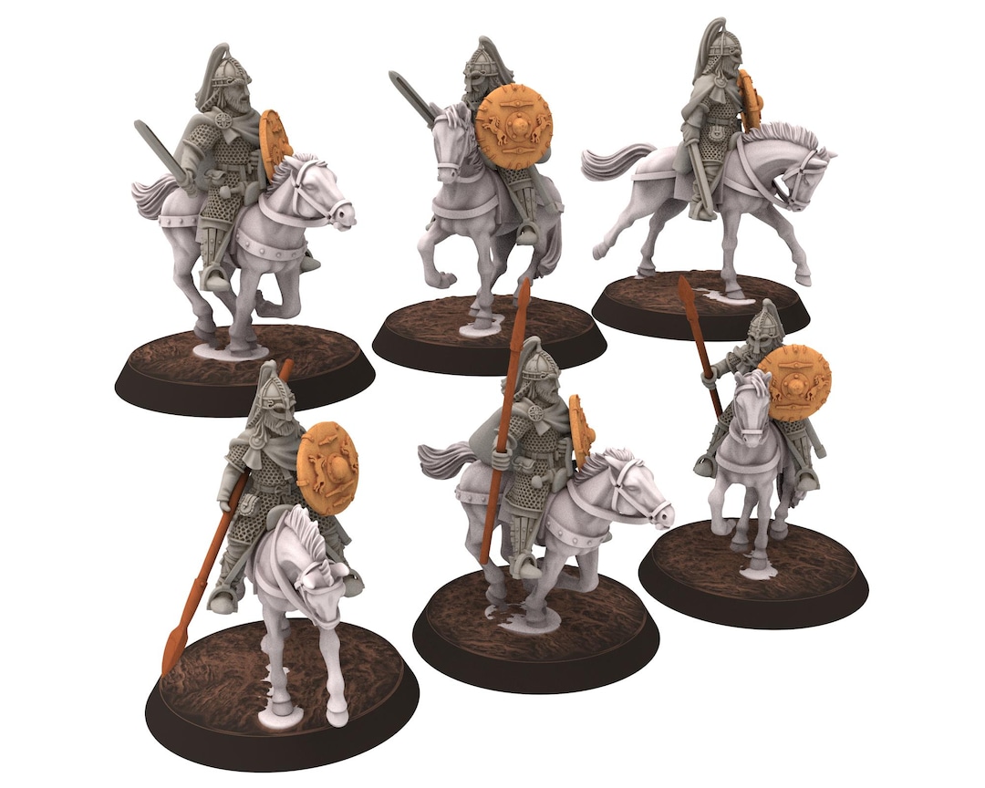 Rohan - Royal Bodyguards Mounted - Storrhold - Medbury Miniatures - Etsy