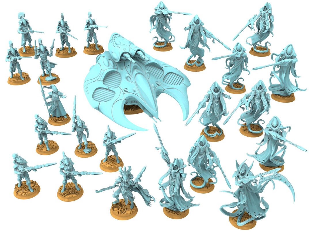 Space Elves - Battle Force Space Elves - Imperitumart - Etsy