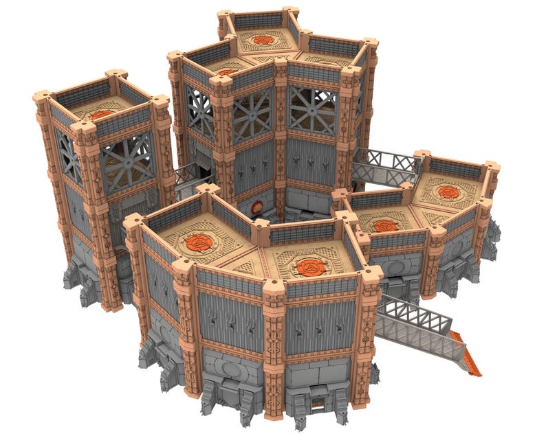 City Builder - Military Base - X30 Modular Buildings & Bases, Terrain, Accessories, Tanks ...