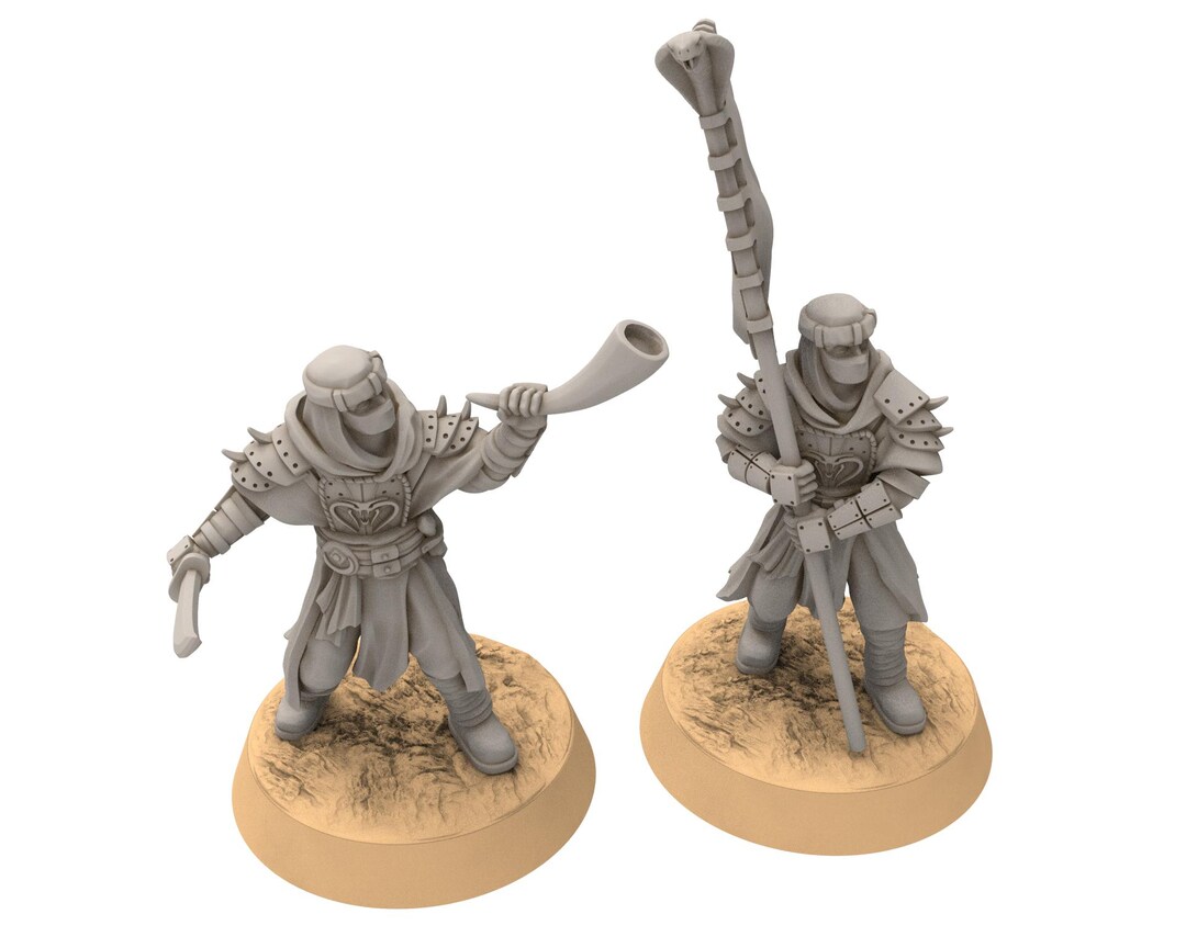 Harad - Cobra Cult Banner & Musician - Dunes of Qarath - Quatermaster3d ...