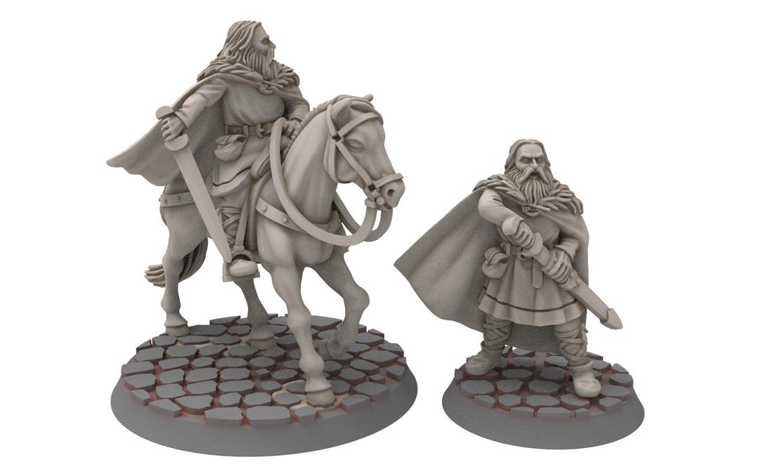 Rohan - King Hrothgar Unarmoured - Storrhold - Medbury Miniatures - Etsy