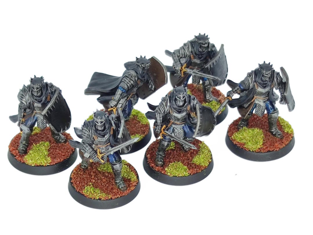 Harad - X6 Fallen Knights With Swords and Shields- Drelkars ...