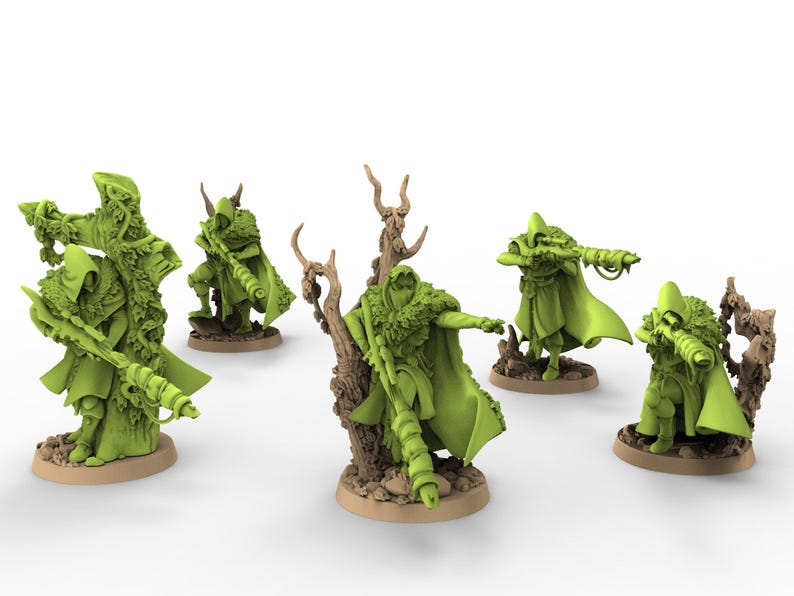 Exotic Elves - Primeval Recoon - Fantasy Cult miniature - Etsy Portugal