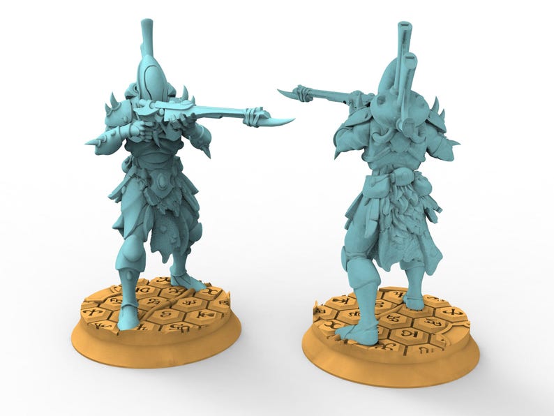 Space Elves - Primeval Troops - Fantasy Cult miniature - Etsy Portugal