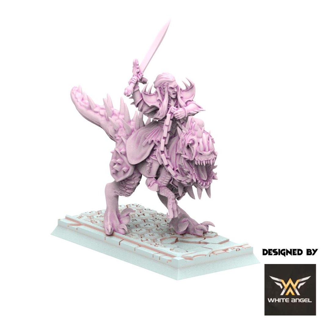 Dark Elves - Dark Lord on Raptor - Slaves of Darkness - White Angel ...