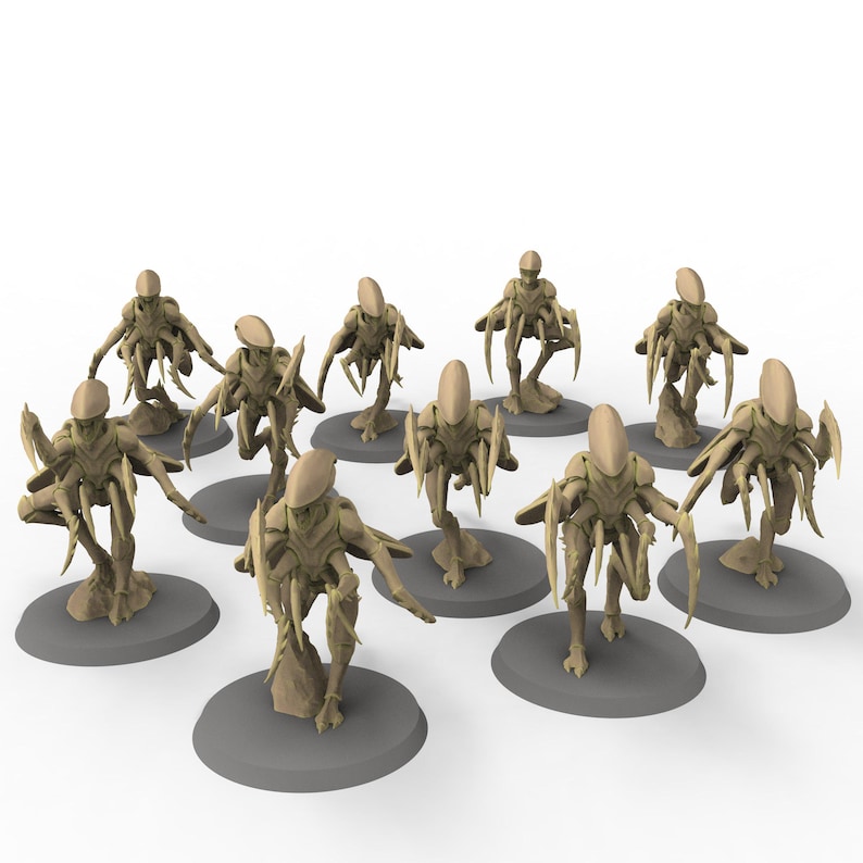 Fukai - The Devourers, Warrior Infestors - Fantasy Cult Miniatures ...